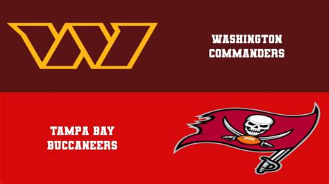 Washington Commanders Vs Tampa Bay Buccaneers Week Nfl