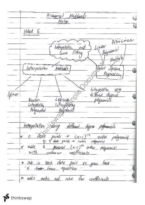 Numerical Methods Notes Math2089 Numerical Methods And Statistics Unsw Thinkswap