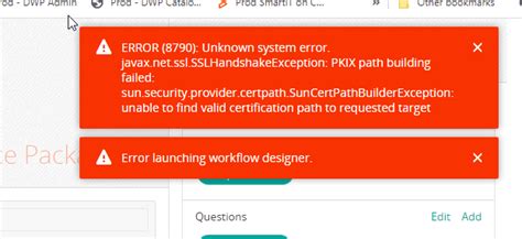 Bmc Digital Workplace Catalog 20x Error Editing Workflow Error