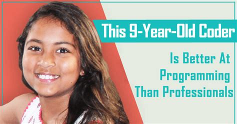This 9 Year Old Coder Is Better At Programming Than Professionals