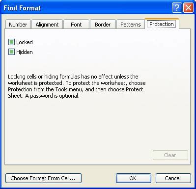 Checking Lock Status of Cells (Microsoft Excel)
