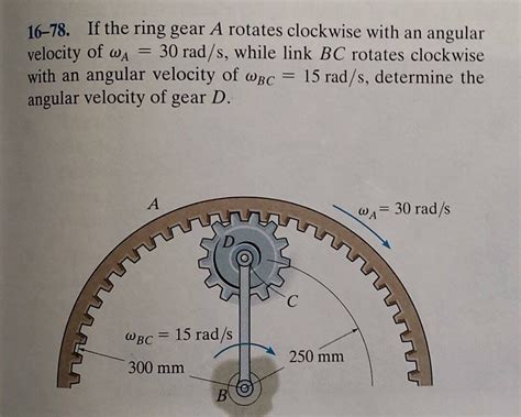 If The Ring Gear A Rotates Clockwise With An Angular