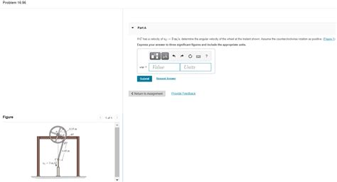Solved Problem 16 96 If C Has A Velocity Of Vc 3 3m S Chegg Com