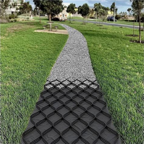Gravel Ground Grid For Diy Patio Walkway And Driveway
