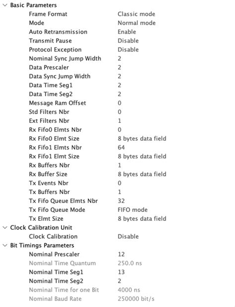 Solved Stm32h750 Fdcan Not Transmiting Stmicroelectronics Community