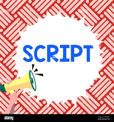 Conceptual Caption Script Business Concept Handwriting As Distinct From Print Written