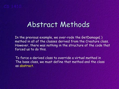 Ppt Polymorphism Virtual Methods And Interfaces Version 11