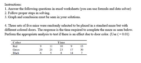 Solved Instructions 1 Answer The Following Questions In