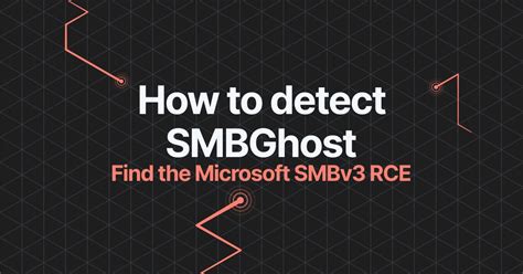how to detect the microsoft smbghost vulnerability with pentest tools