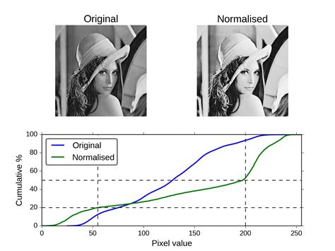 Python How Can I Transform The Histograms Of Grayscale Images To Enforce A Particular Ratio Of