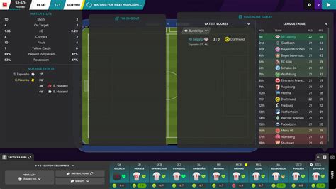 Latest Scores Widget In Match Displays Incorrect Score User Interface Sports Interactive