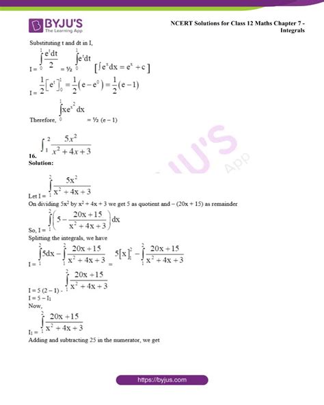 Ncert Solutions For Class 12 Maths Chapter 7 Integrals Exercise 7 9 Get