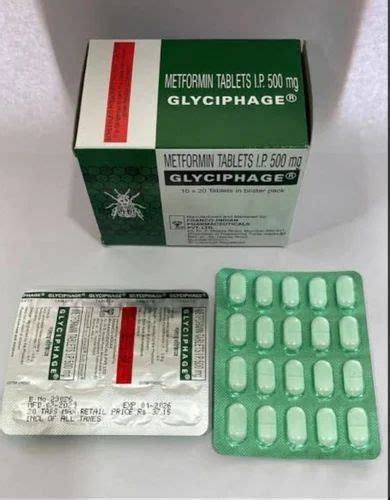 Glucophage 500 Mg Tablet At ₹ 60stripe Metformin Tablets In Nagpur