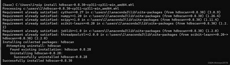 could not build wheels for hdbscan which is required to install