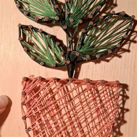 Daisy Flower String Art Template Diy String Art String Art Template