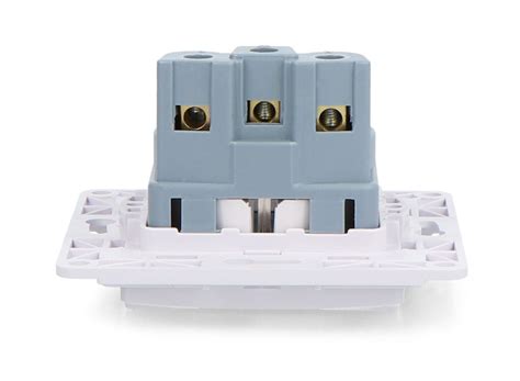 Shelly Wall Socket Wall Socket For Smart Relays White Botland Robotic Shop