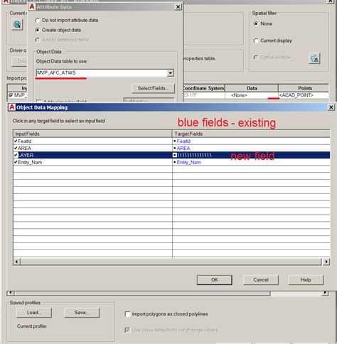 Solved Mapimport Object Data No Coming In Autodesk Community