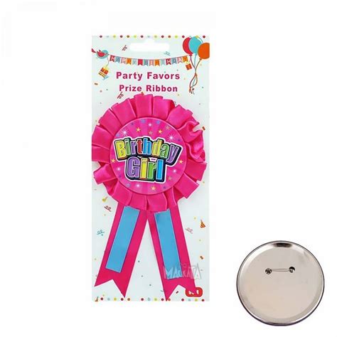 Значка розетка Birthday Girl Zabava Bg