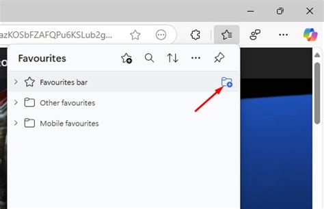 How To Create Favorites Folders In Microsoft Edge
