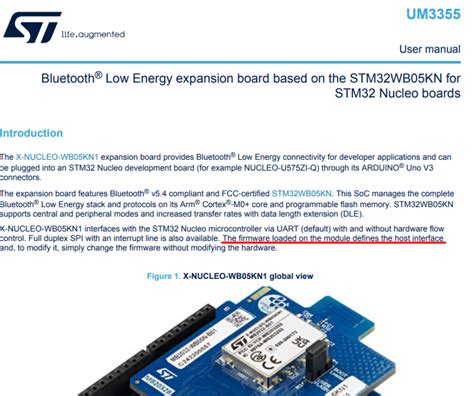 Looking For Uart Guidance For The Stm32wb05kn Netw