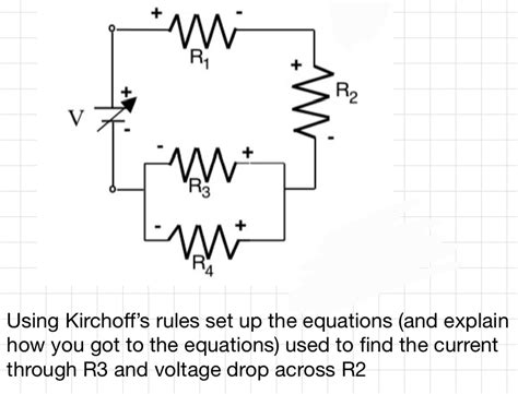 solved using kirchoff s rules set up the equations and