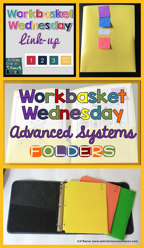 Workbasket Wednesday Advanced Structured Work Systems Autism Classroom Resources