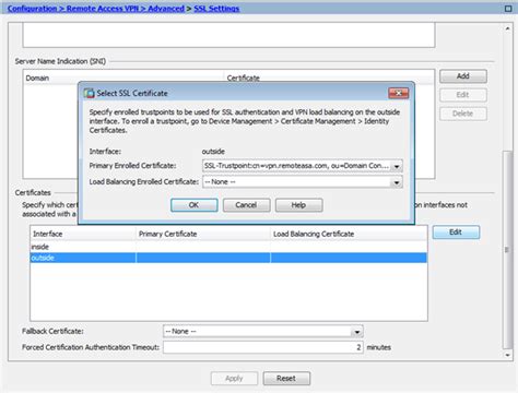 Cisco AnyConnect SSL Certificates TechForward IT