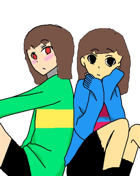 Editing Frisk And Chara Free Online Pixel Art Drawing Tool Pixilart