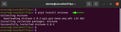 how to install and use python mistune on linux