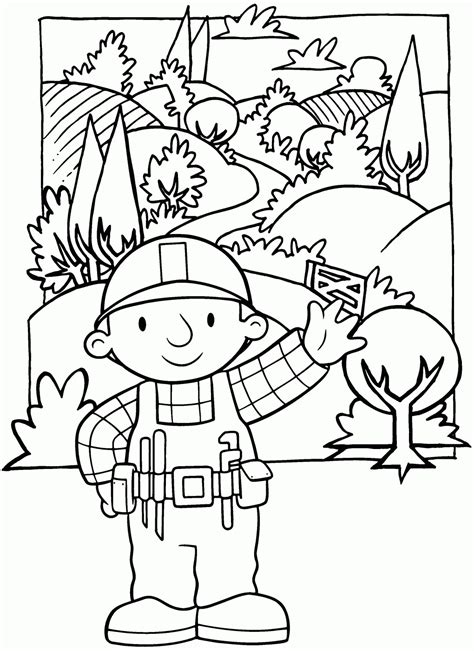 Bob The Builder Coloring Pages Free 2025