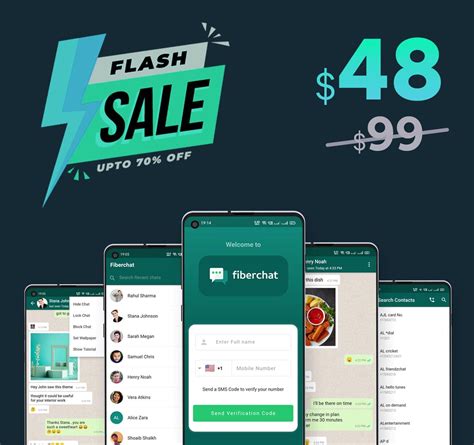 codemarket whatsapp clone full app android and ios flutter chat app