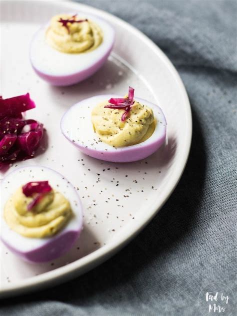 Cabbage Pickled Deviled Eggs Story Food By Mars