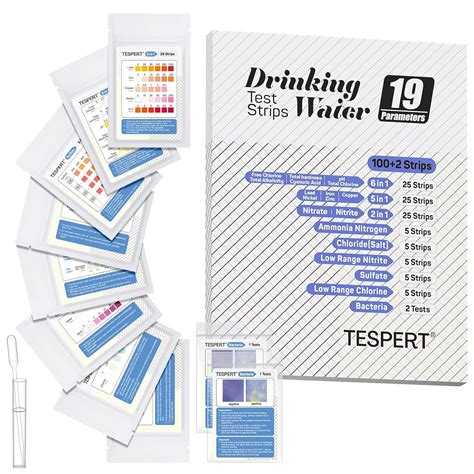 Water Testing Kits For Drinking Water New Technology Water Test Kit 100 Strips 2 Tests