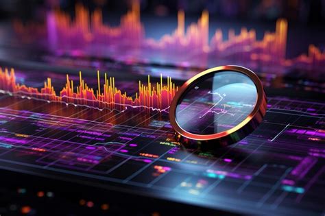 Premium Photo Data Analysis Search Engine Optimization Or Seo Magnifier Charts Graphs