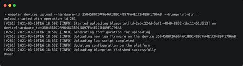 Uploading Blueprint Enapter Developer Toolkit