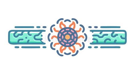 Digital Flow Pattern Abstract Data Network Security Vector Design Generative Ai Stock Vector