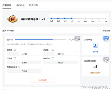 csdn等级详解：原力等级、创作等级、博客等级及期升级、降级与评分要点 csdn的等级怎么升级的 csdn博客