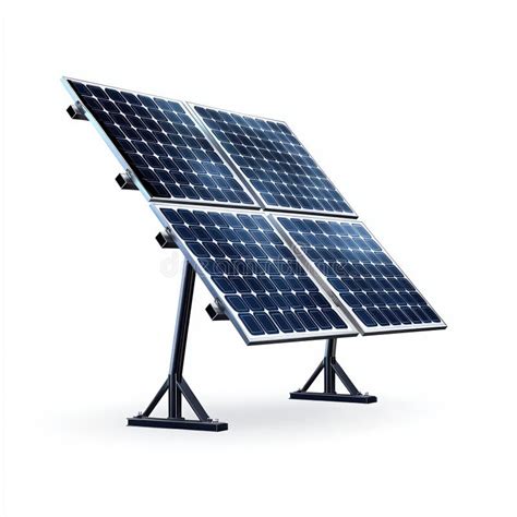 Solar Panels On Modern Support Structure Stock Illustration Illustration Of Environmental