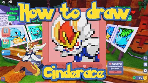 HOW TO DRAW CINDERACE STARVING ARTIST ROBLOX YouTube
