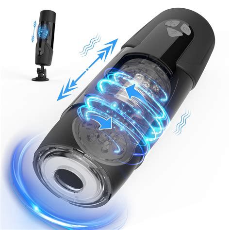 Boutique Sextoy Automatic Male Masturbator Cup With Thrusting Rotating Modes For Penis
