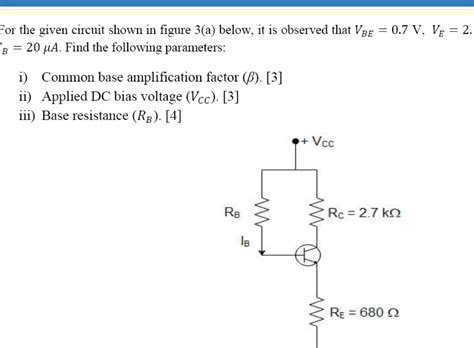 Solved For The Circuit Shown In Figure C Determine I Chegg
