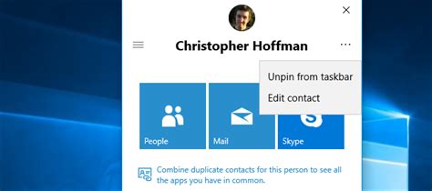 How To Use My People On Windows S Taskbar