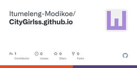 GitHub Itumeleng Modikoe CityGirlss Github Io