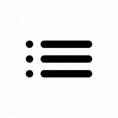 Bullets Format List Menu Text Ul Icon Download On Iconfinder