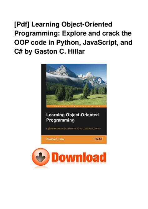 javascript object oriented programming pdf
