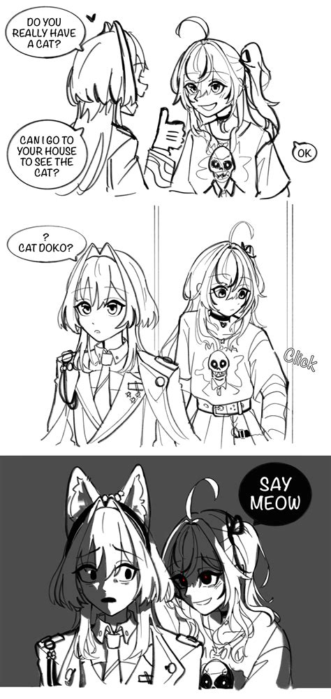 Nanashi Mumei Ouro Kronii Nanashi Mumei And Ouro Kronii Hololive And More Drawn By