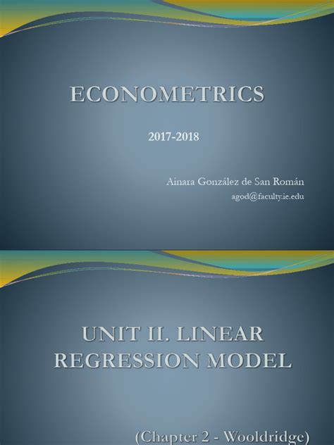 Simple Linear Regression Model Pdf Ordinary Least Squares Regression Analysis