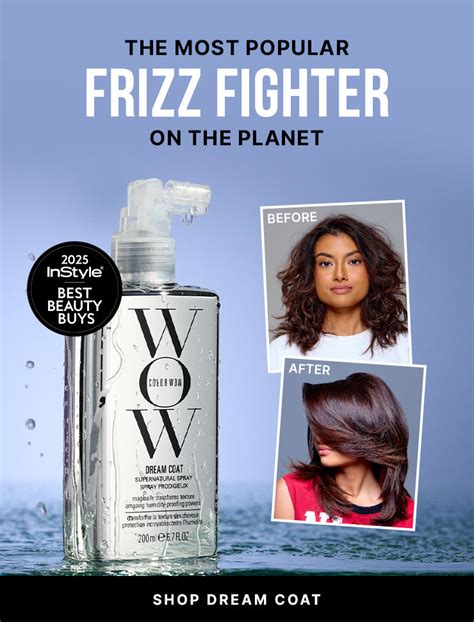 Dream Coat For Curly Hair Anti Frizz Spray For Wavy Hair Color Wow