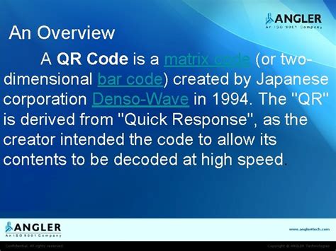 Qr Code Quick Response Code Generator An Overview