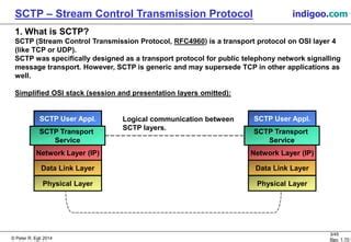 Overview Of SCTP Stream Control Transmission Protocol PDF